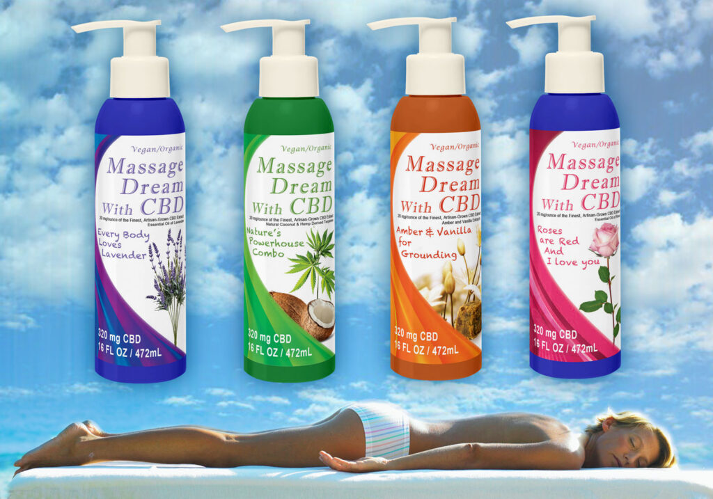 Combo Pack: Four “Flavors” of Massage Dream Oil - Massage Dream Oil